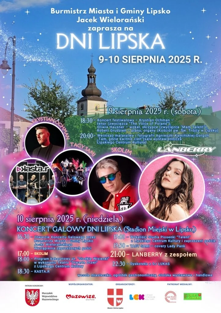 DNI LIPSKA 2025 - Miasto i Gmina Lipsko - Portal gov.pl